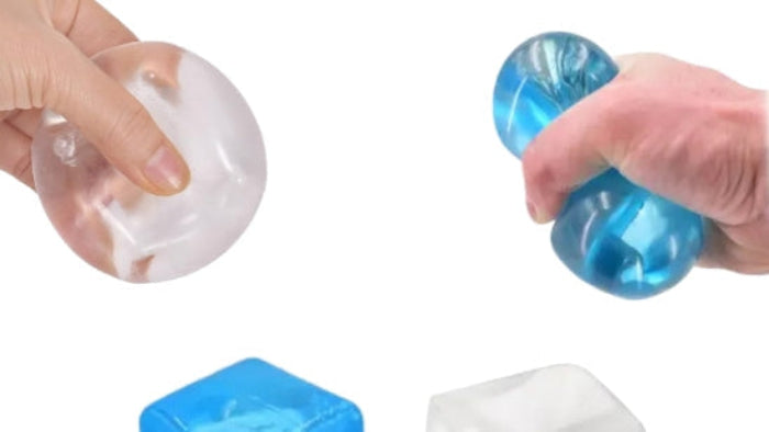 Ice Cube Stress Balls 2-Pack | Ice Cube Fidgets for ADHD – Playinc